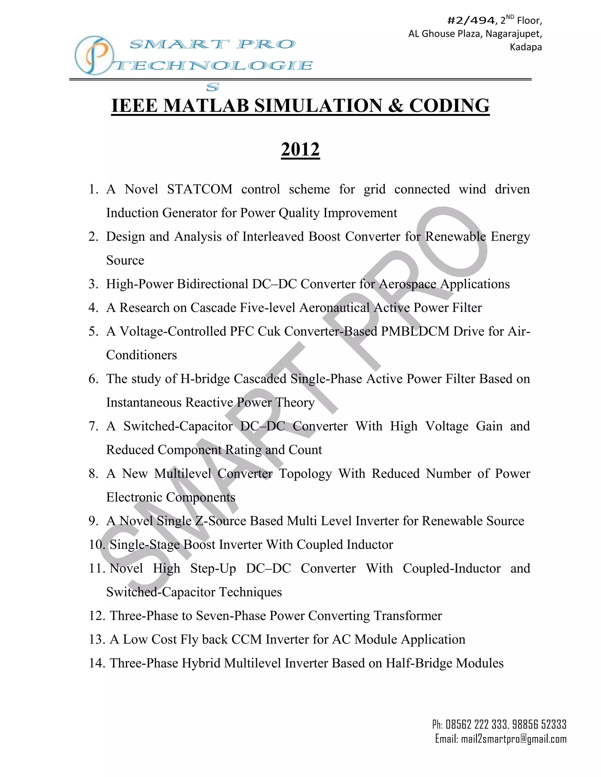 MATLAB Power System & Power Electronics | DOCX | Internet of Things ...