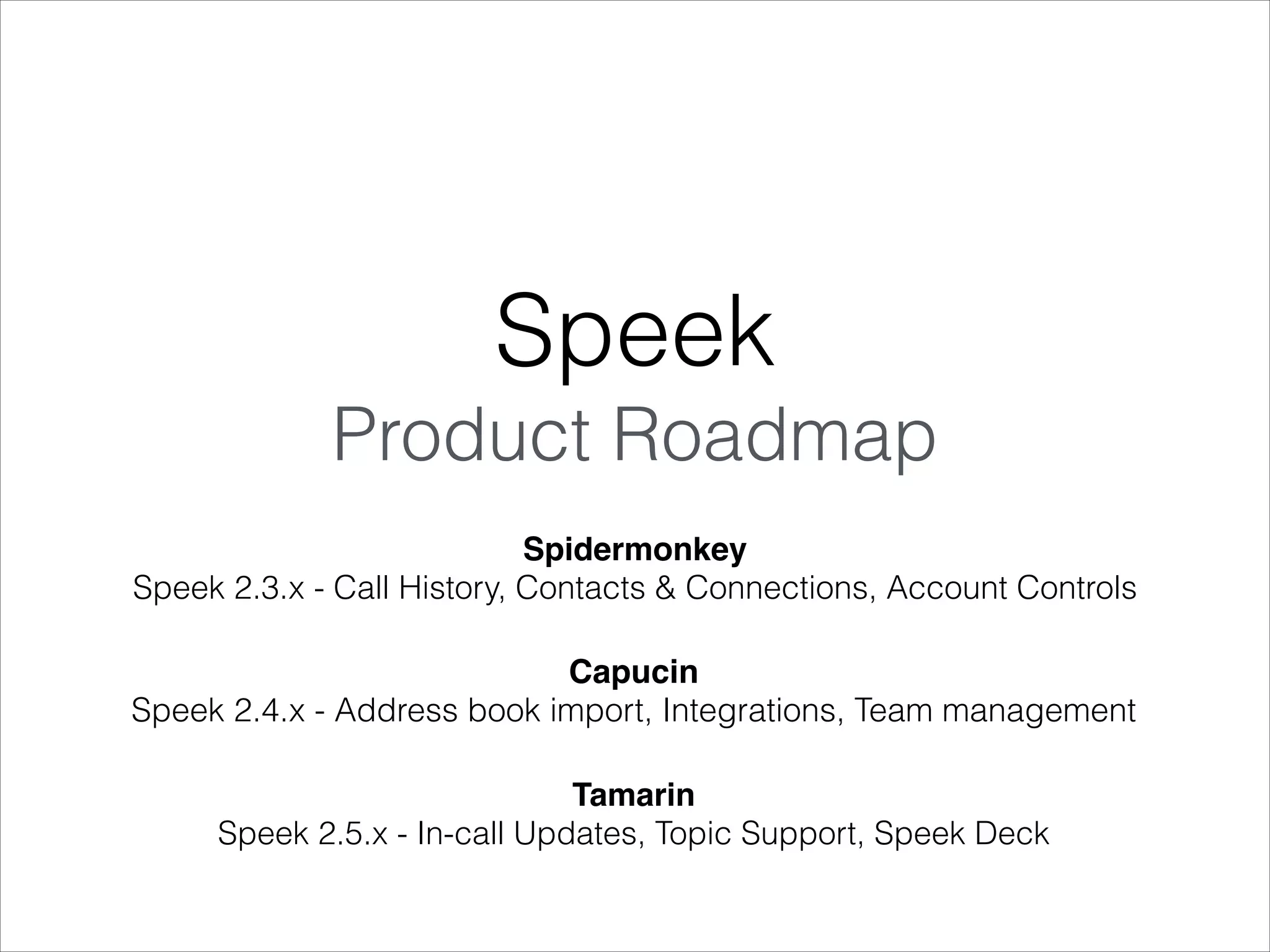 Speek product-deck | PPT