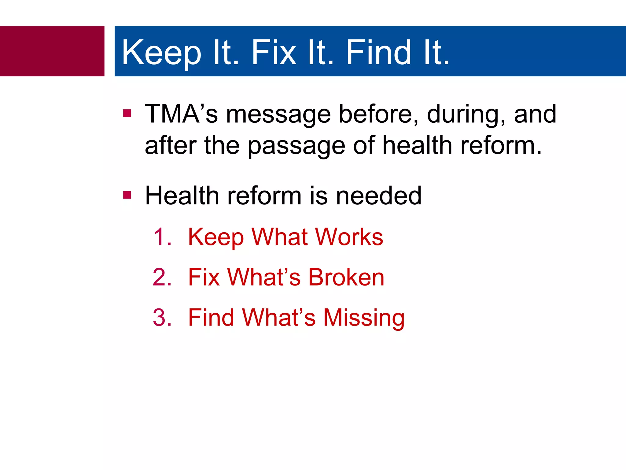 TMA PowerPoint | PPTX