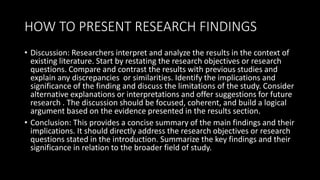 SPE ESUT TECHNICAL SERIES (ACADEMIC PROJECT WRITING AND PRESENTATION ...