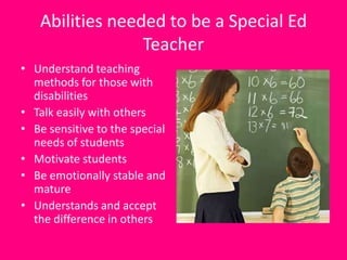 Special Education Teacher | PPTX