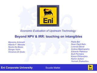 Spe - Intangibles Impact On Bottom Line | PPT