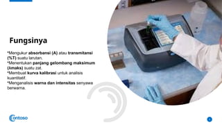 Spektrofotometer adalah alat laboratorium yang digunakan untuk mengukur ...
