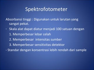 Spektrofotometri | PPT