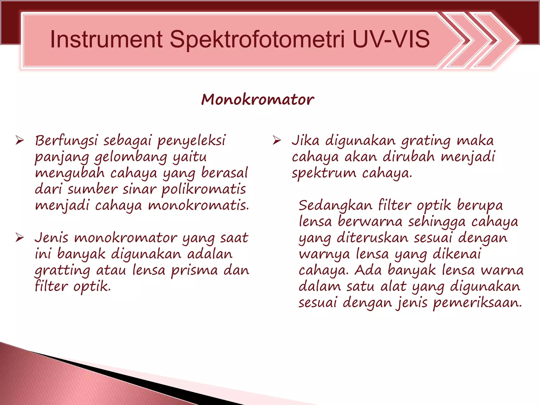 Spektrometri uv vis | PPTX