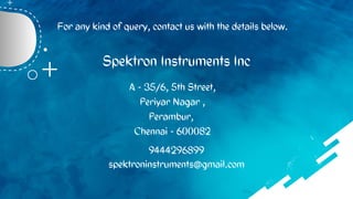 Spektron instruments inc - Spin Coater and Dip Coater Suppliers | PPT