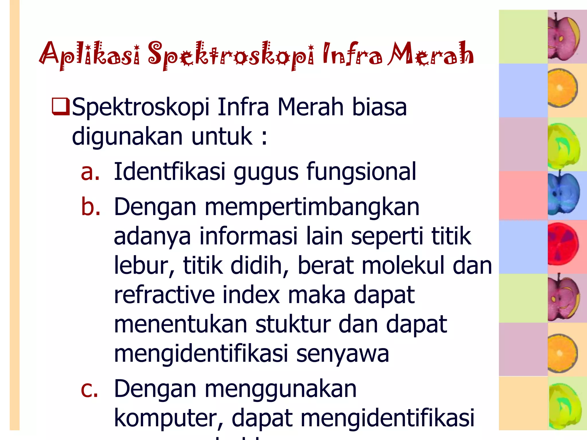 Spektroskopi Infra Red | PPSX