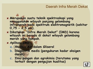 Spektroskopi Infra Red | PPSX