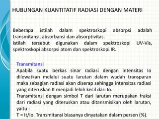 Spektroskopi (pendahuluan) | PPTX