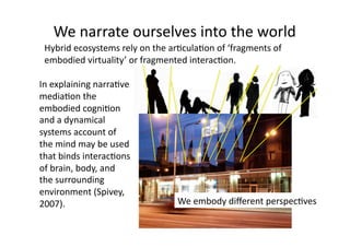 An Ontospatal Representaton of Writng Narratves in Hybrid Ecosystem | PPT