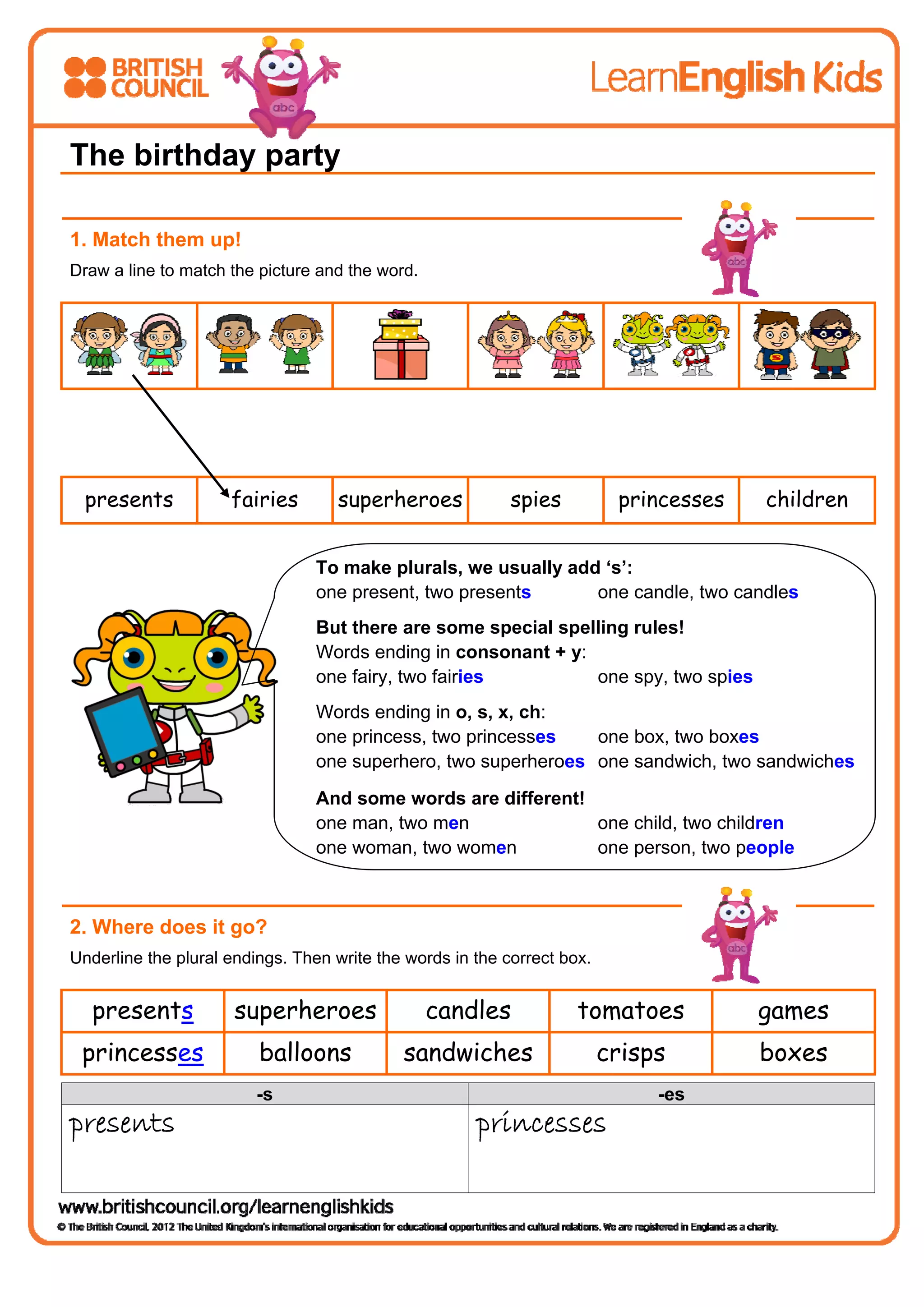 Spell the-birthday-party-worksheet | PDF