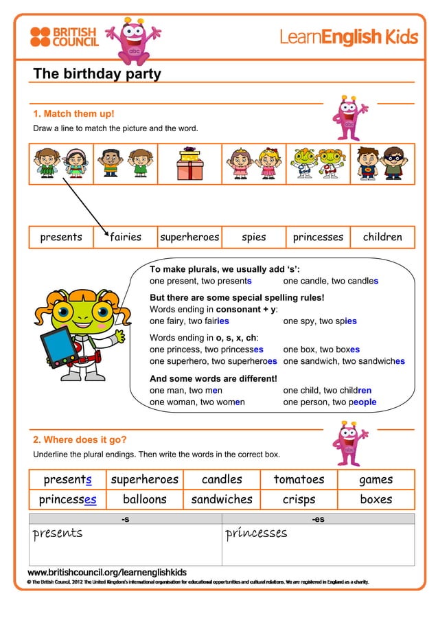 Spell the-birthday-party-worksheet | PDF