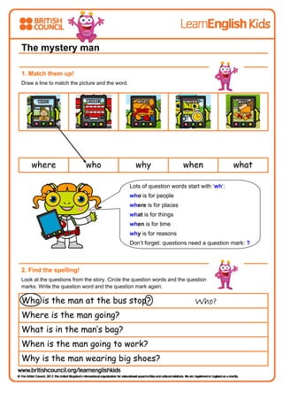 Spell the-mystery-man-worksheet | PDF