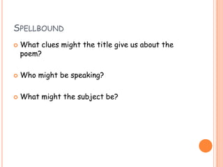 Spellbound 1 | PPT