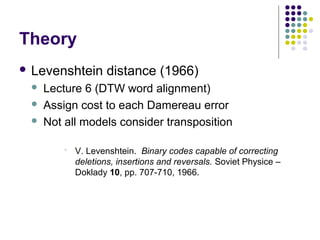Spell checking using an N-gram language model | PPT