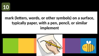 spelling for grade 1 numbers 1-10 .pptx