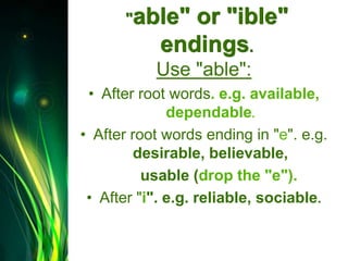 Spelling | PPTX