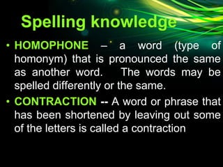 Spelling | PPTX