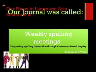 Spelling power point | PPT | Educational Assessment | Education