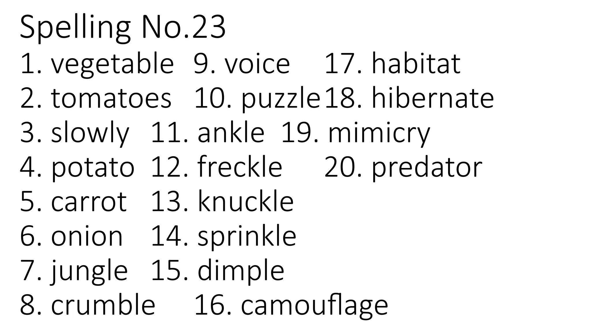 Spelling for Grade 4 learners with pattern | PPTX
