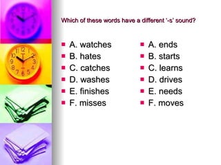 Spelling And Sound | PPT