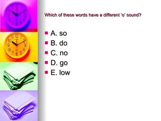 Spelling And Sound | PPT