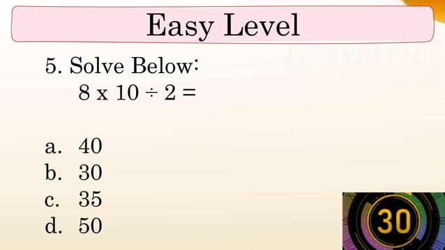 math quiz bee for grade 5 addition .pptx | Homework and Study | Education