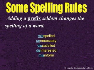 Spelling Rules | PPT