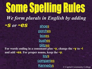 Spelling Rules | PPT