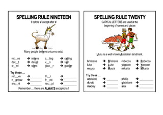 Spelling rules | PDF