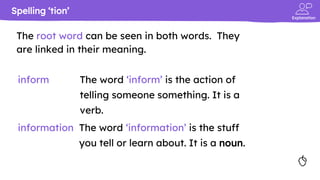 Year2 English Grammar-Spelling- Grammar suffix-ton | PPTX | Internet ...