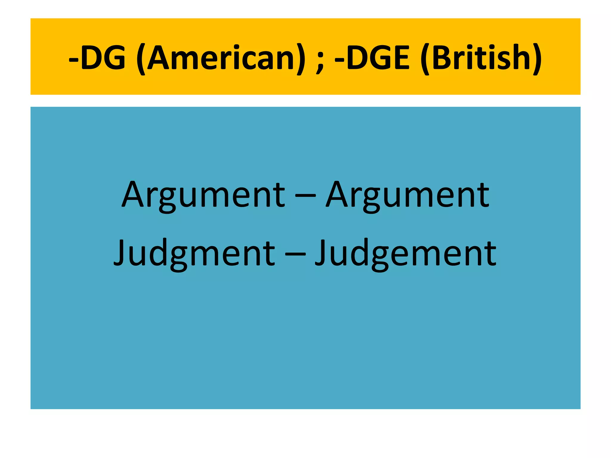 Spelling Variation (American VS British) | PPTX
