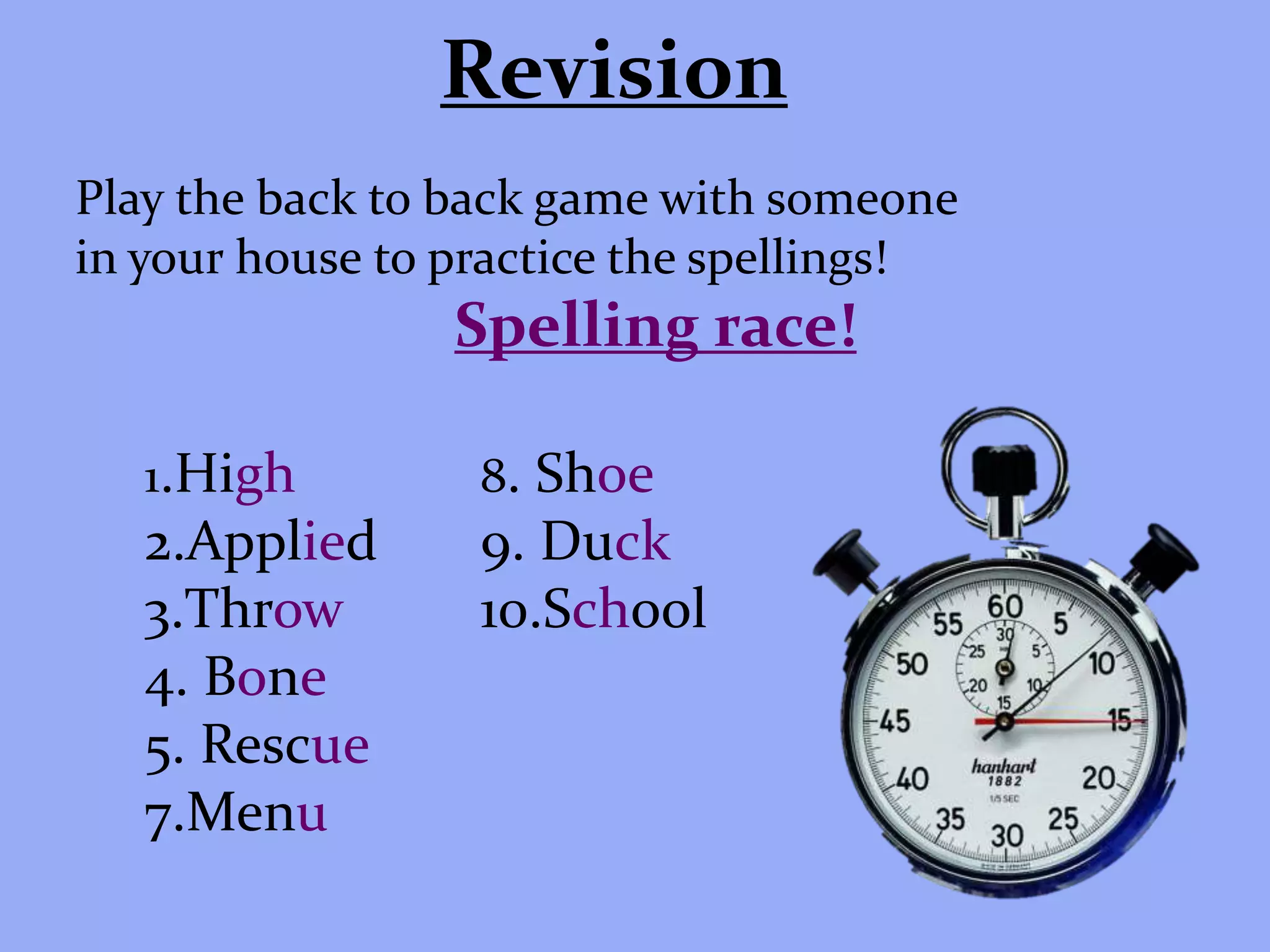 Spelling and grammar 7 | PPTX