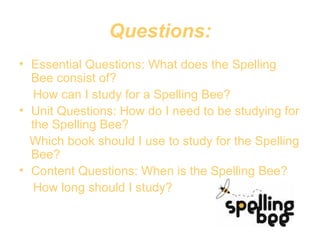 Spelling Bee | PPT