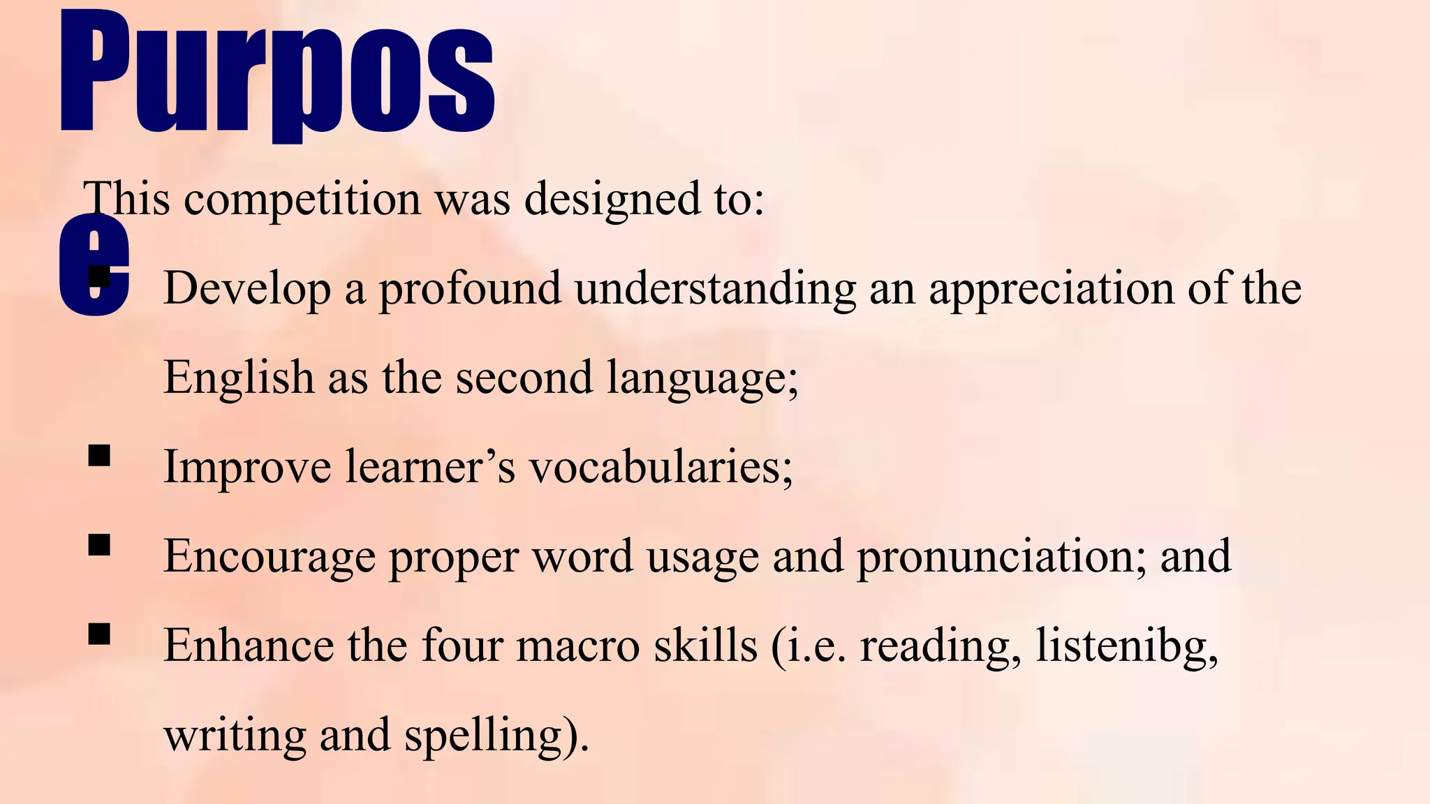 Spelling Bee Competition, Guidelines.pptx