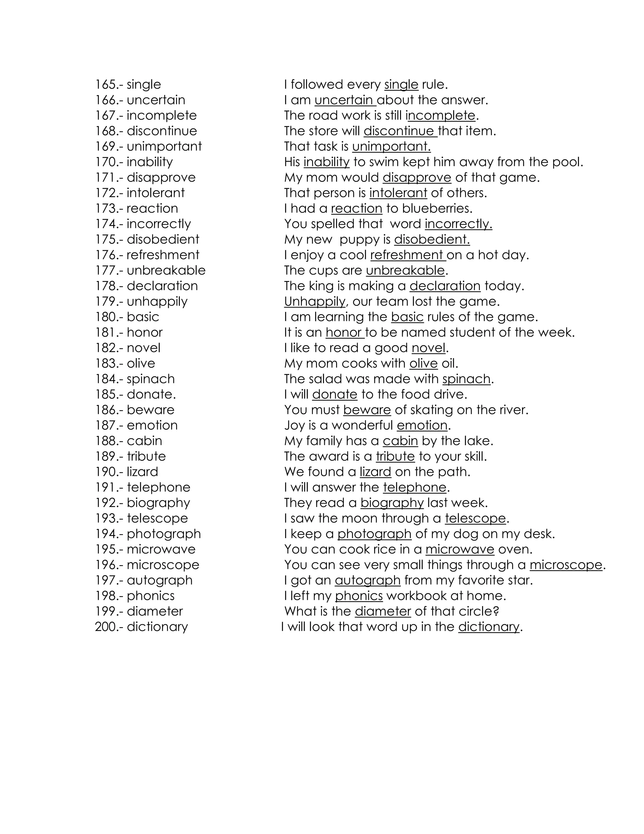 Spelling Bee 4th Grade | PDF