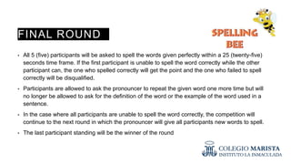 SPELLING BEE COMPETITION 2023- BASES.ppt