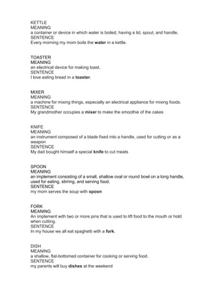 SPELLING BEE WORDS MEANINGS AND SENTENCES ok.doc