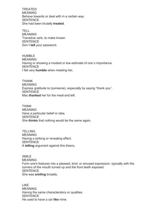 SPELLING BEE WORDS MEANINGS AND SENTENCES ok.doc