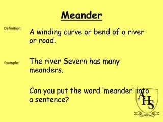 Spelling challenge Geography Week | PPT