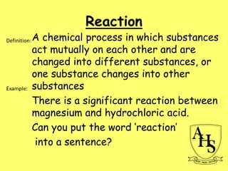 Spelling challenge Science | PPT