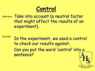 Spelling challenge Science | PPT