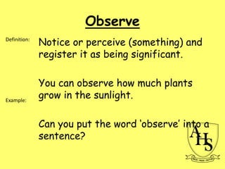 Spelling challenge Science | PPT