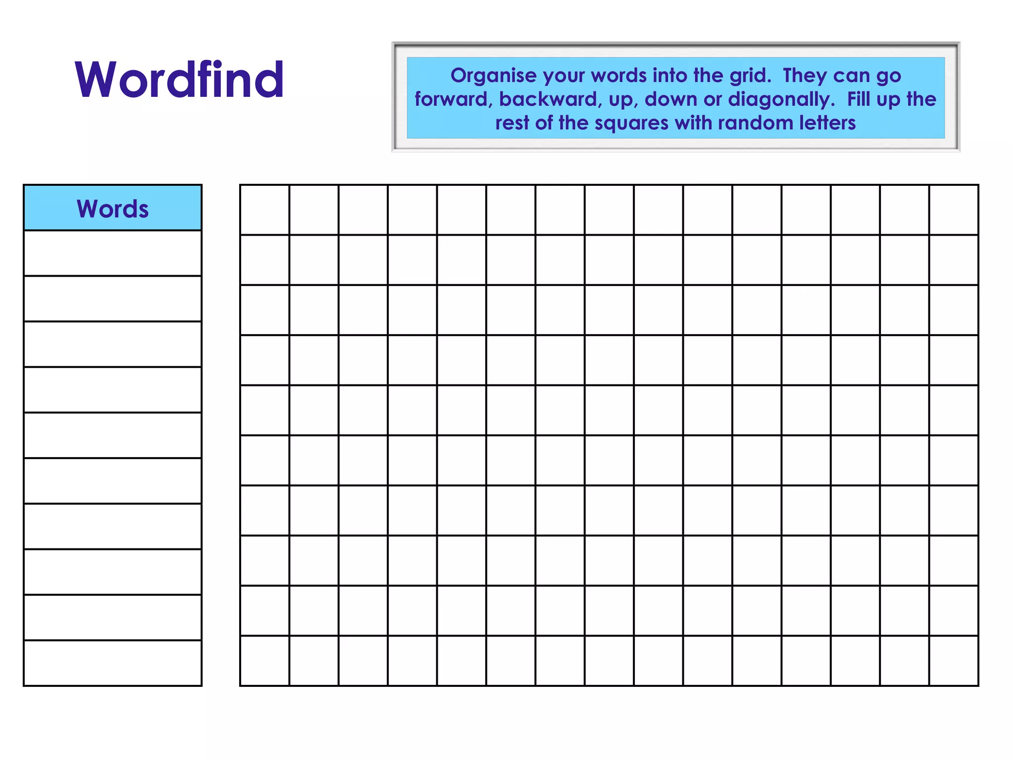 Spelling homework slideshow | KEY