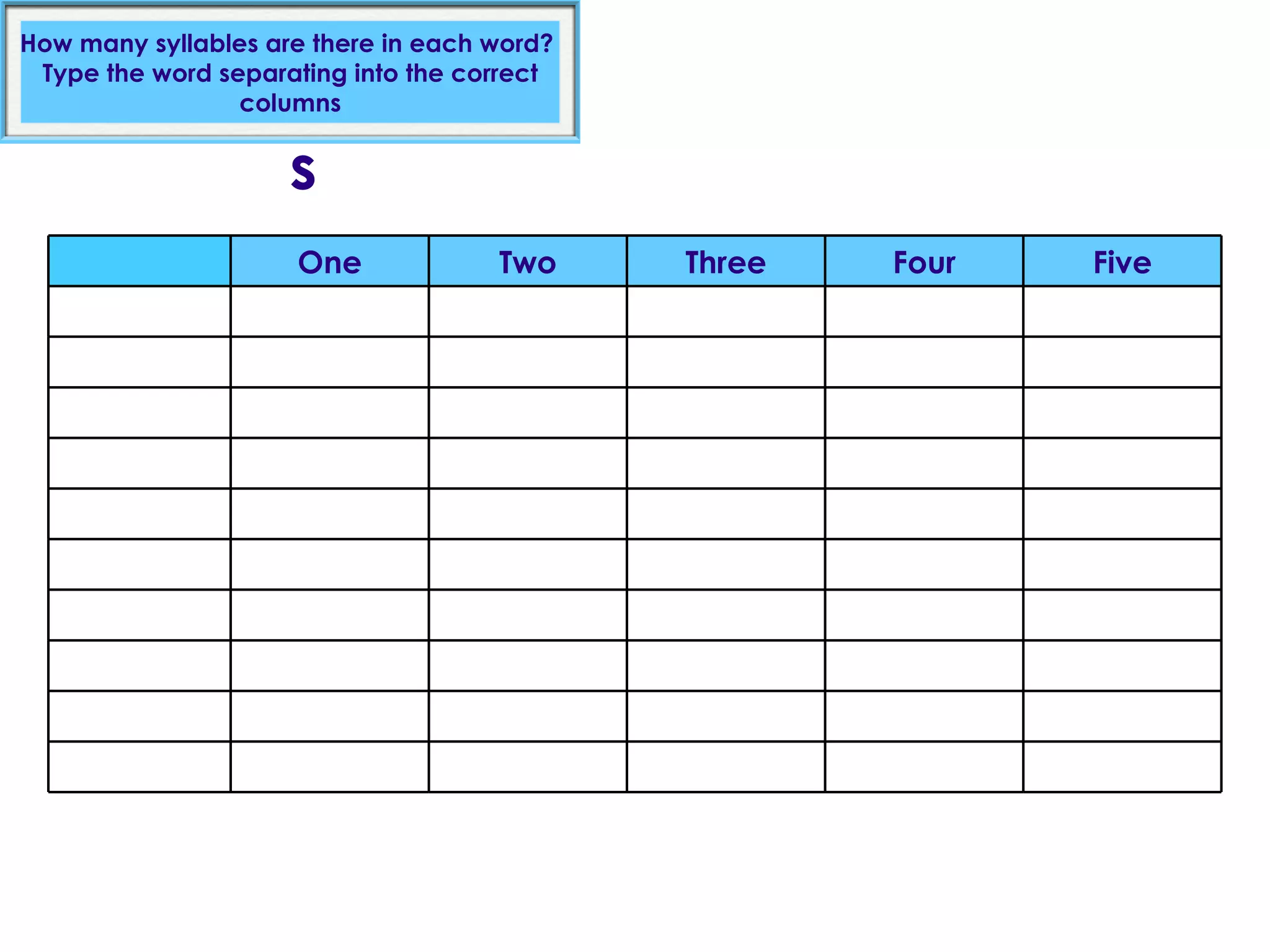 Spelling homework slideshow | PPT