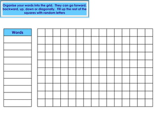 Spelling homework slideshow | PPT