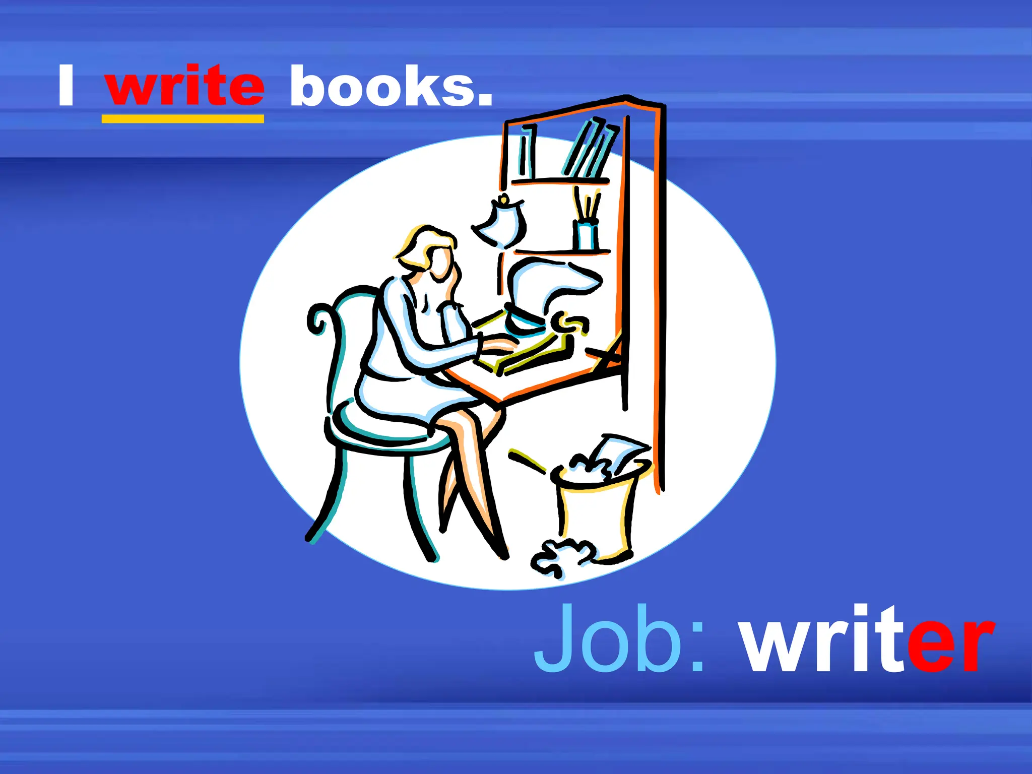 Spelling jobs (Vocabulary) - adding er, or and ist | PPT