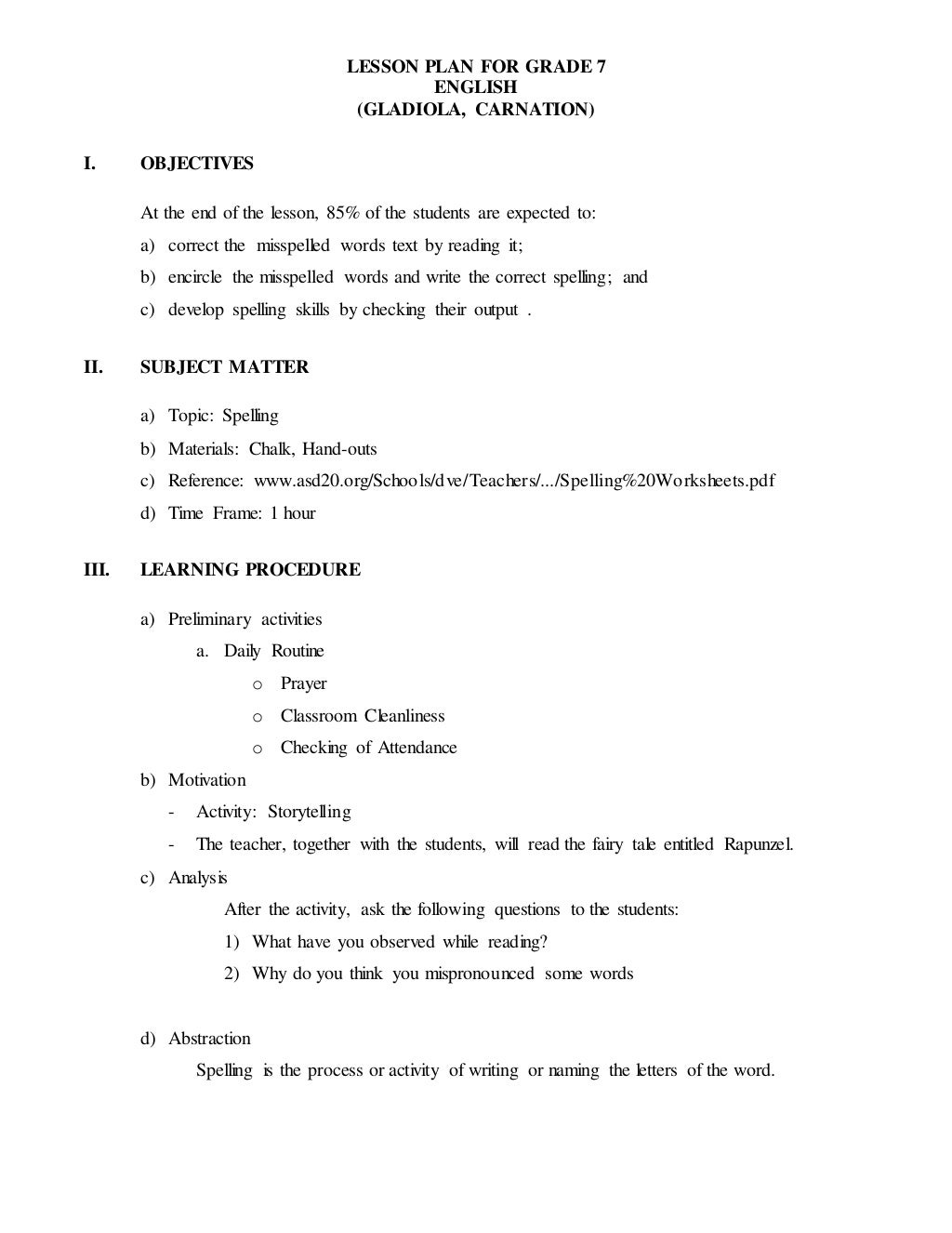 Spelling Lesson Plan spelling-lesson-plan