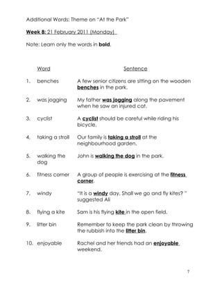 Spelling list t1 | PDF