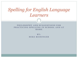 Spelling Power Point | PPT